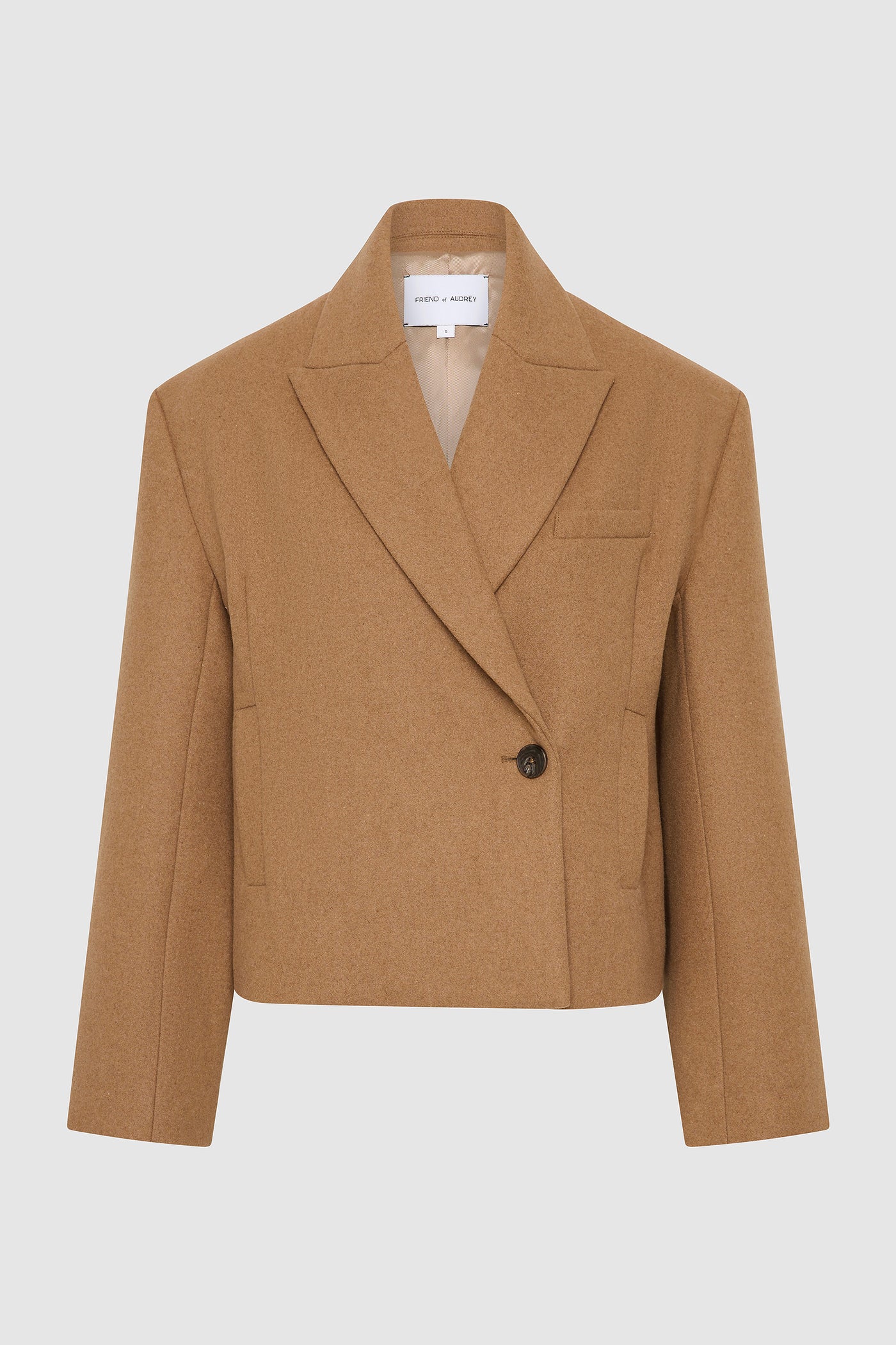 The Cropped Wool Coat | FRIEND of AUDREY